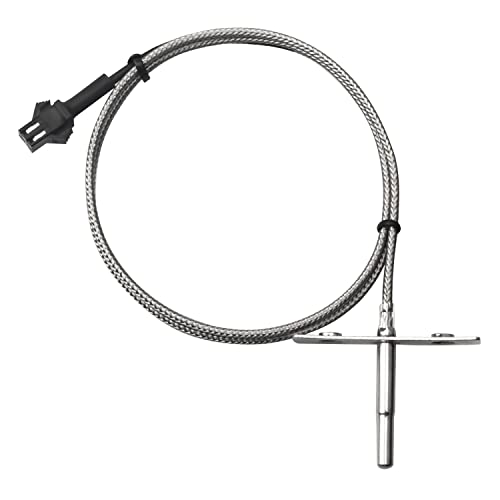 RTD Temperature Sensor Probe Compatible with Pit Boss 2-Series 3-Series Digital Electric Vertical Smoker, Part Number PB-39P600 Part, Electric Grill Temperature Probe Sensor