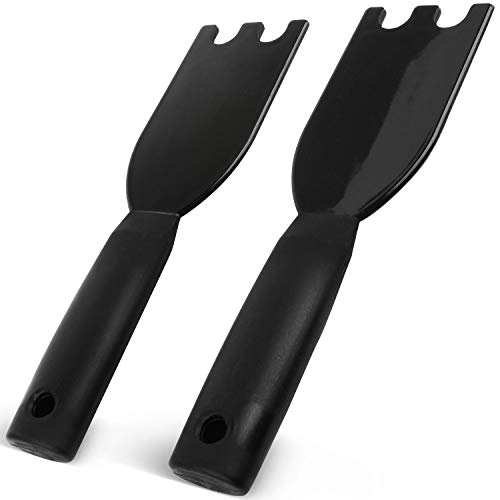 [2 Pack] Impresa Spatula / Scraper for George Foreman Indoor Grills - George Foreman Grill Spatula / Scraper - Cleaner Tool with Ergonomic Handle – Heat Resistant Tool for Panini Grill Press