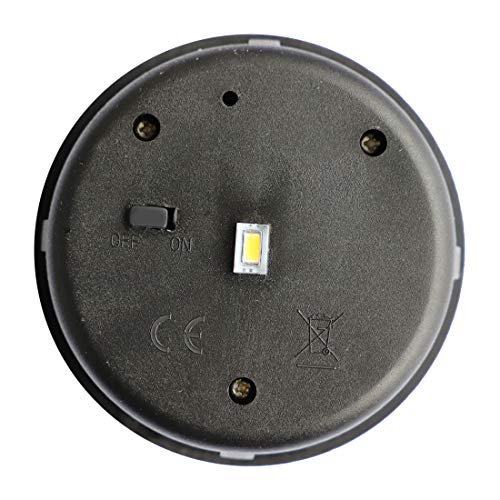 AA 600Mah Solar Lantern Top Replacement for Outdoor Solar Lantern Lights Waterproof (Round Solar Panel)