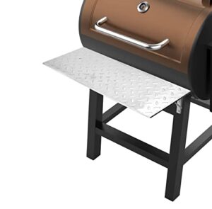 folding shelf for pit boss 700 classic pellet grill, diamond plate grill side shelf pit boss grill