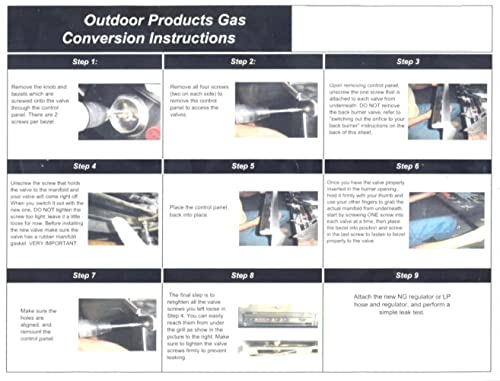 BBQ Grill Bull Conversion Kit NAT to LP 17468 OEM