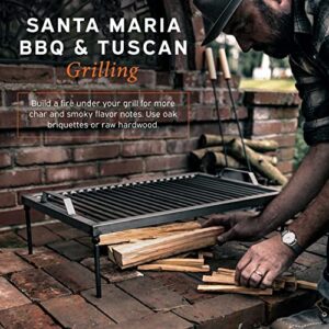 Hickory Summit argentine grill - argentinian gaucho grill - santa maria grill - argentinian parrilla set with all tools included