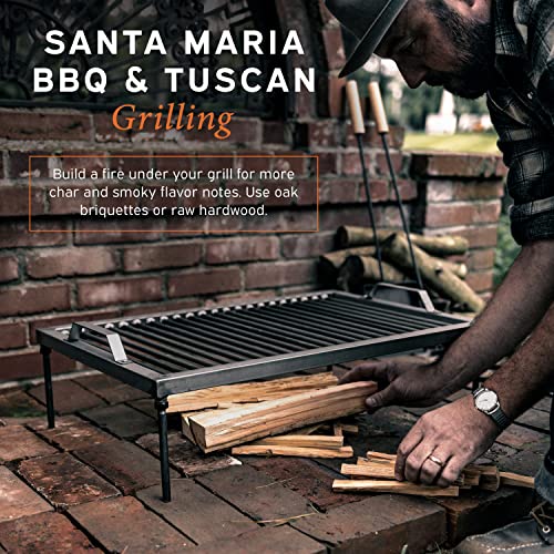 Hickory Summit argentine grill - argentinian gaucho grill - santa maria grill - argentinian parrilla set with all tools included