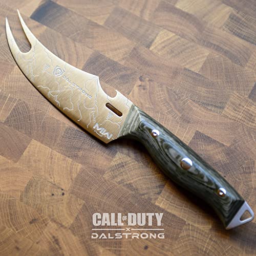 Dalstrong Pitmaster BBQ & Meat Knife - 6.5 inch - Call of Duty Edition - Exclusive Collector Set - High-Carbon 9CR18MOV Steel - G10 Digital Camo Handle - Thin & Zero Friction Blade - Leather Sheath