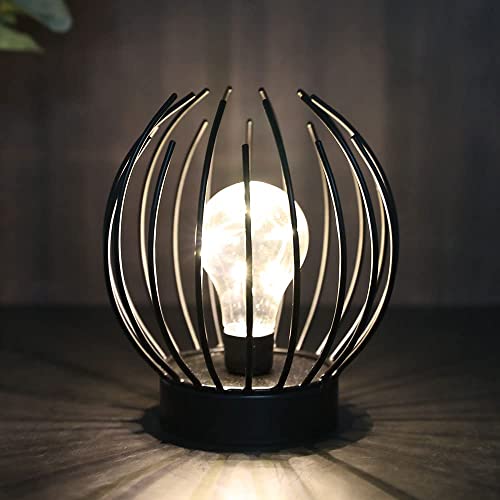 JHY DESIGN Decorations Outdoor Table Lamp Battery Powered Lights Indoors lamp with LED Bulb Battery Operated Outdoor Lantern Great for Room Decor Parties Patio Events