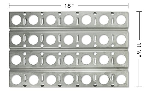 Music City Metals 92551 Stainless Steel Heat Plate Replacement for Gas Grill Model Dynasty DBQ30F