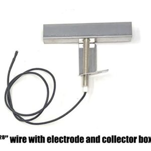 4 5/16" Replacement 28” Wire with Electrode Collector Box for 810-7420-1, 810-1750-S, 810-1751-S, 810-3551-0, 810-3751-F, 810-3752-F, 810-3885-F, 810-3885-S, 810-4551-0, 810-6570-F Gas Grill Models