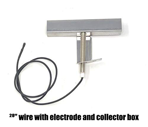 4 5/16" Replacement 28” Wire with Electrode Collector Box for 810-7420-1, 810-1750-S, 810-1751-S, 810-3551-0, 810-3751-F, 810-3752-F, 810-3885-F, 810-3885-S, 810-4551-0, 810-6570-F Gas Grill Models