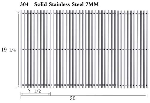 Htanch SN8264 (4-Pack) 19 1/4" Stainless Steel Cooking Grid Grates Replacement for Bull 18248 LP, 18249 NG, LP 47628, NG 47629, 57569 NG, 57568 LP, LP 62648, NG 62649 Grill