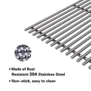 Htanch SN8264 (4-Pack) 19 1/4" Stainless Steel Cooking Grid Grates Replacement for Bull 18248 LP, 18249 NG, LP 47628, NG 47629, 57569 NG, 57568 LP, LP 62648, NG 62649 Grill