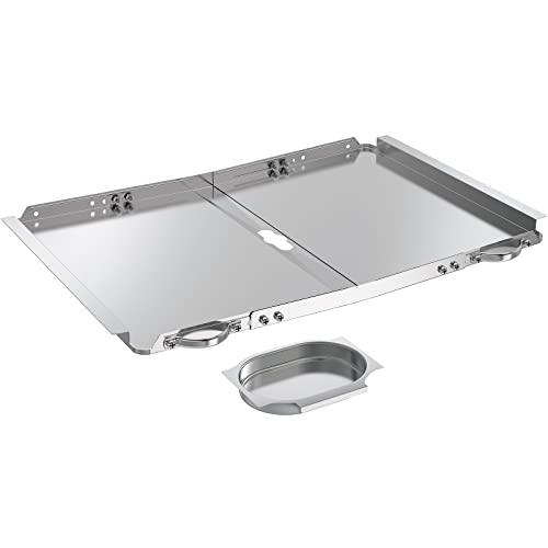 Replacement Grease Tray with Catch Pan for Dyna Glo Grill Replacement Parts, Universal Drip Pan for 4 5 Burner Gas Grill Nexgrill Replacement Parts, Grill Tray for Kenmore BHG Expert Grill (24-30")