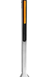 Blackstone 5228 Griddle Grill Tongs Stainless Steel Heat Resistant Rubber Grip to hold your Meat and Veggies- Premium Long BBQ Grill Scraper Tongs, Dishwasher Safe 14" Black/Orange