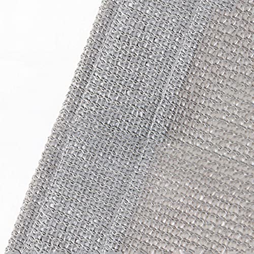 ALBN Balcony Privacy Screen Fence Mesh Anti-UV with Metal Holes HDPE Tear Resistance for Balcony Garden Privacy Protection, Height 80cm/90cm/100cm (Color : Gray, Size : 90x250cm)