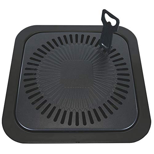 CanCooker Portable Conversion Grill | Easily Convert The Multi-Fuel or Portable Cooktop to a Grill, Black, 12 x 12 x 3