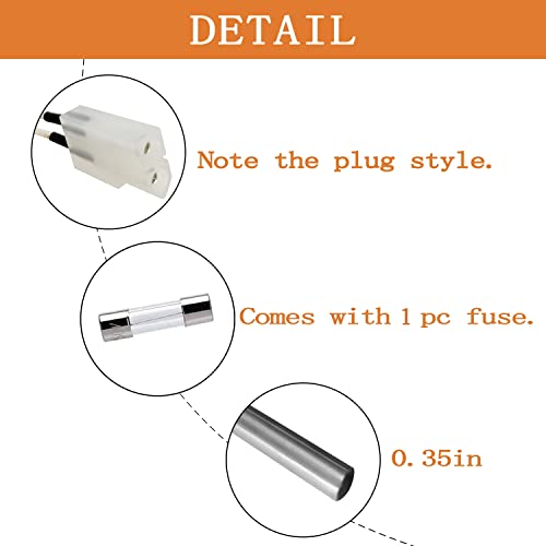 ZHOUWHJJ Replacement Hot Rod Ignitor Kit for Pit Boss Pellet Grills and Camp Chef Wood Pellet Grills Replacement Hot Rod