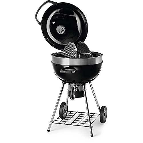 Napoleon Grills PRO22K-LEG-2 PRO22KLEG2 Charcoal Kettle Grill, Black