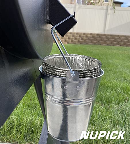 NUPICK 35 Pack BAC407 Grease Bucket Liner Compatible for Traeger Pro Series 575/780, 22/34 Series, Ironwood 650/885 Grills, Grill Accessories for Traeger, 4.9" x 4.5"