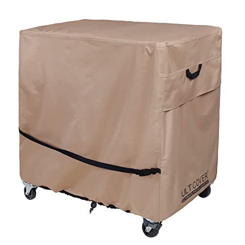 ULTCOVER Waterproof 80 Quart Patio Cooler Cart Rolling Ice Chest Cover 36L x 20W x 34H inch