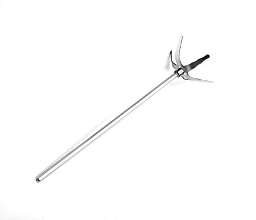 DELSbbq 3 Inch Stainless Steel Pork Puller Used with Standard Hand Drill