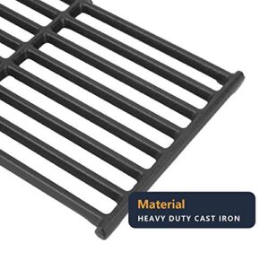 Cast Iron Grill Grates Replacement Parts for Broil King Baron 440 320 340 420 440 S440 490 S320, 9221-64, Huntington 6023-89, 6020-54, 6020-57, 2122-64, 2122-67 Grates, Broil-Mate 7120-64 Parts,4 Pack