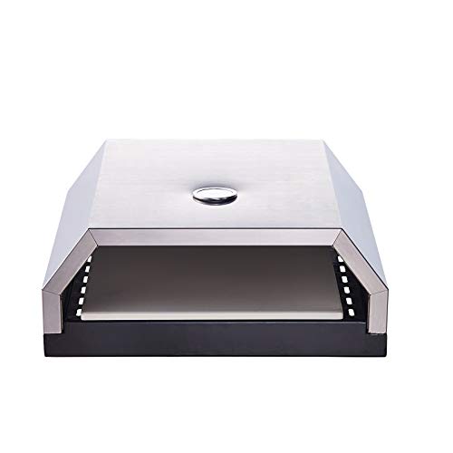 Grilife Outdoor Pizza Oven Grill Top Pizza Oven with Stone for Gas or Charcoal Grill