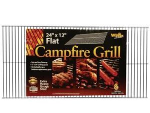 campfire grill grid or bbq replacement grate, 12"x24"