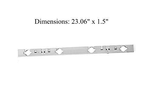 Zljiont Heat Plates Burner and Cross-Over Replacement for Sterling 5020-54 5020-64 5023-64;Huntington 6020-54 6020-57 6020-64 ;Broil King 9625-84, 9625-87, 9635-84 and Others