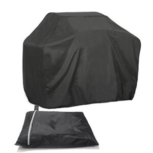 FLR Gas Grill Cover Large XL 66 inches Black Waterproof Outdoor Barbeque Grill Covers BBQ Gas Grill Cover Char Broil Patio Bistro