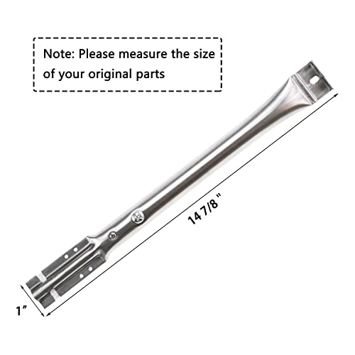 Hisencn Gas Grill Repair for Kenmore 122.16134, 122.16134110, Nexgrill 720-0719BL, 720-0773, 720-0783, Tera Gear 1010007A Grill Burners, Grill Grate, Heat Plate Shield Replacement Parts