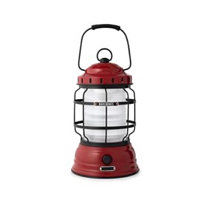 barebones bronze forest lantern - vintage, rechargeable, adjustable brightness (red)