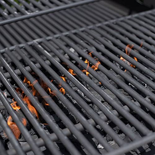 Ash & Ember Group Park-Style Grill, 942 Sq. In Group Charcoal Grill, Dual Grates, Side Shelf, Single Post Outdoor Cooking Backyard BBQ, Camp Grilling Barbecues