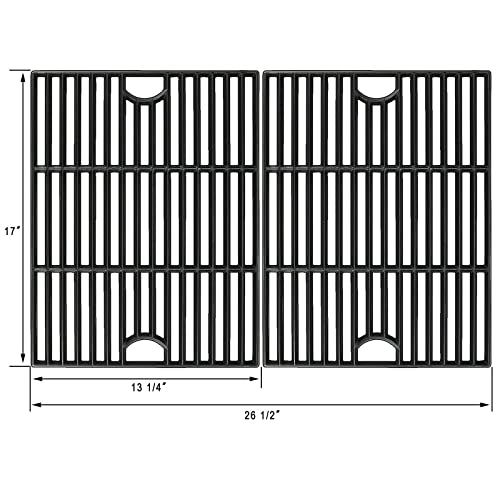 Utheer Grill Replacement Parts for Home Depot Nexgrill 720-0830H, 5 Burner 720-0888 720-0888N 720-0888S Gas Grill, Included 5 Grill Burner Tube, 5 Heat Plates, 2 Cooking Grate and 5 Ignitor Wire Kit