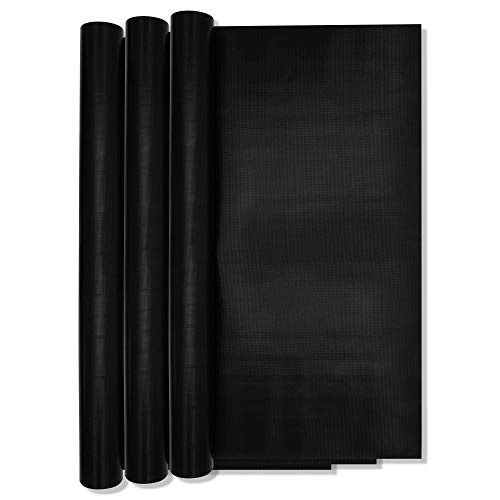 Grill Magic BBQ Grill Mat Set of 3-100% Nonstick Large Grilling Sheets - Heavy Duty Cooking Mats for Outdoor Grill Charcoal, Gas or Electric - Reusable, Extra Thick and Easy to Clean - 15.75 x 13