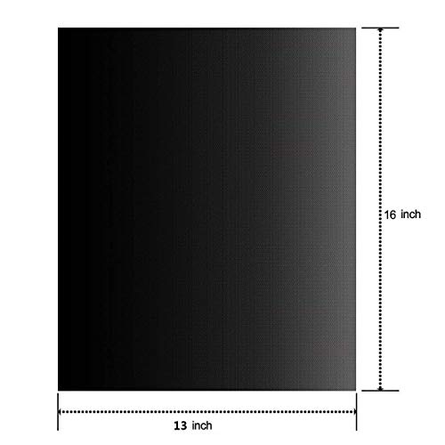 Grill Magic BBQ Grill Mat Set of 3-100% Nonstick Large Grilling Sheets - Heavy Duty Cooking Mats for Outdoor Grill Charcoal, Gas or Electric - Reusable, Extra Thick and Easy to Clean - 15.75 x 13