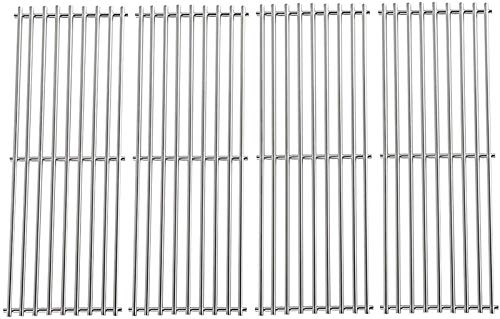 17 3/8" Cooking Grid Grates for Broil King Baron 320, 340, 420, 440, 490, Huntington 2122-64 2122-67 6020-54 6020-57 6020-64 6020-67 6023-89, Sterling 5020-54, Broil-Mate Grill, Stainless Steel, 4PCS