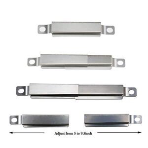 Votenli S9214A(4-Pack) 15 1/8" Heat Plates and Burners for Charbroil 463240015, 463240115, 463343015, 463344015, 463370015, 463433016 463642116, 466343015, 466433016, 469432215, 463432215, 463235815