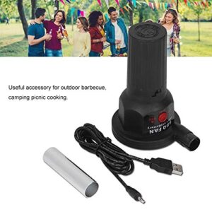 Portable BBQ Fan DC 5V USB Cable BBQ Air Blower Ventilator Grill Aid Blowing Machine Outdoor Camping Picnic Grill Cooking Tool