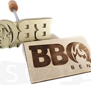 SozDat Custom Cake Branding Iron | Meat Branding Iron for Grilling | Meat Brander Personalized | Steak Branding Irons Personalized | Food Branding Iron | BBQ Branding Iron