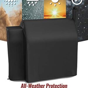 NUPICK Grill Cover for Traeger 780 / 34 Series, Zipper Design, Heavy Duty and Waterproof Pellet Cover for Traeger Texas Pro 34 Grills