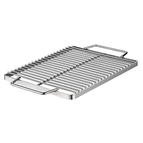 camping moon 304 Stainless Steel 9.6'' x 6.8'' Cooking Grill Grate Cooking Grid Cooking Grate B5-W