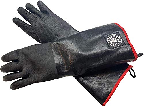 GRILL SERGEANT Grill Oven Gloves, 18”, M/L - 950℉, Smoker, Oil Resistant, Heat Resistant, Oven, BBQ, Grilling, Cooking Barbecue Gloves, Waterproof, Neoprene, Grab Hot Food Directly From Your Grill