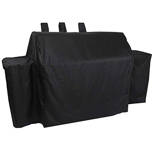 ProHome Direct Heavy Duty Waterproof Grill Cover for Char-Griller Duo 5050/5650 Double Play with Side Fire Box