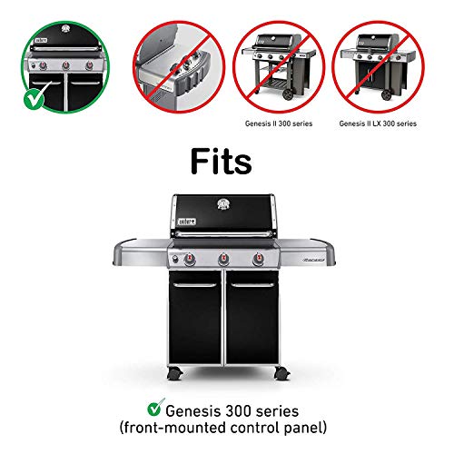 QuliMetal 19.5" 304 Stainless Steel Cooking Grates and 17.5 Inches Flavor Bars for Weber Genesis 300 310 E310 E320 E330 S310 S320 S330 Grills with Front Controls