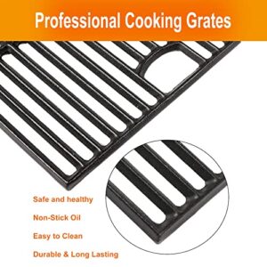 Hisencn 17 inch Grill Cooking Grates for Homedepot Nexgrill 720-0896 720-0896B 720-0896C 720-0896CP 720-0896E, Cast Iron Grate Grill Grid Replacement Parts for Nexgrill 720-0898 720-0898A - 3 Pack