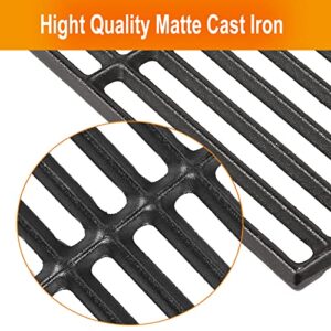 Hisencn 17 inch Grill Cooking Grates for Homedepot Nexgrill 720-0896 720-0896B 720-0896C 720-0896CP 720-0896E, Cast Iron Grate Grill Grid Replacement Parts for Nexgrill 720-0898 720-0898A - 3 Pack