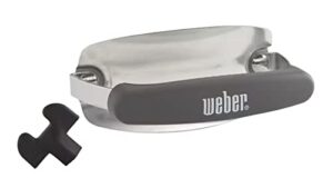 weber 80672 charcoal lid handle kit with shield charcoal grills (2015-present) that are not designed to come with the handle welded to the lid.