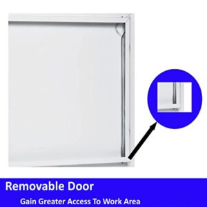 Premier Access Panel 24 x 24 Metal Access Door for Drywall 3000 Series Access Panel for Wall and Ceiling Electrical and Plumbing (Screwdriver Latch)