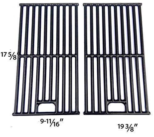 Porcelain Cast Grates for Master Forge SH3118B, 314076 Gas Grill Models, Set of 2