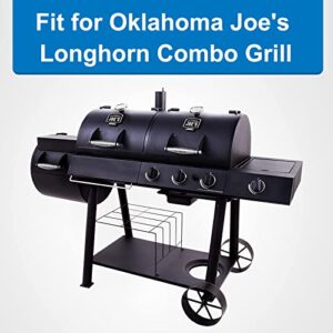 Utheer Grill Grates fit Oklahoma Joe's Longhorn Comb Charcoal/Gas Smoke 12201767,14201767, Oklahoma Joe's Longhorn 18202083,16202046,15202029, for Grill Or Smoker Sides, Heavy Duty Cast Iron, 2 Pcs