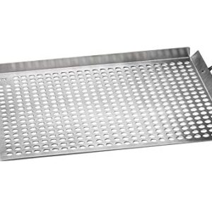 Outset 76632 Stainless Steel Grill Topper Grid, 11"x17"